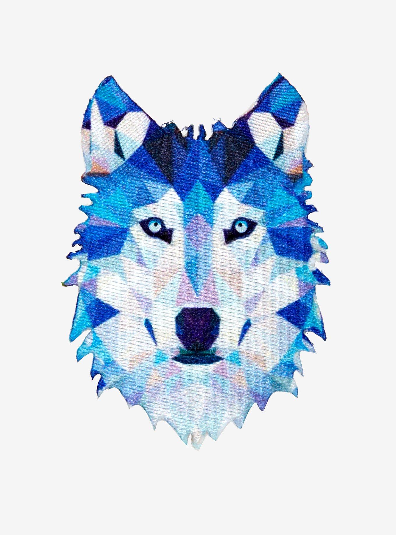 Geometric Wolf Patch | Hot Topic