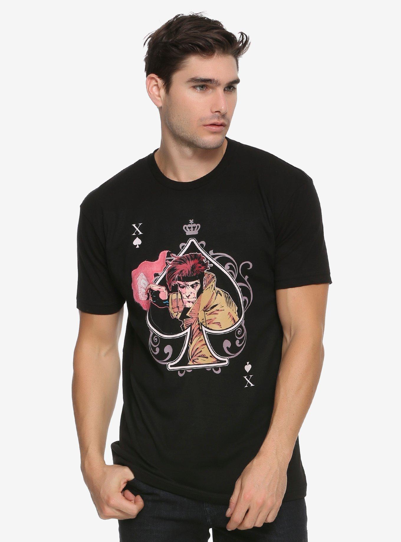 Marvel X-Men Gambit X Of Spades T-Shirt - BoxLunch Exclusive | BoxLunch