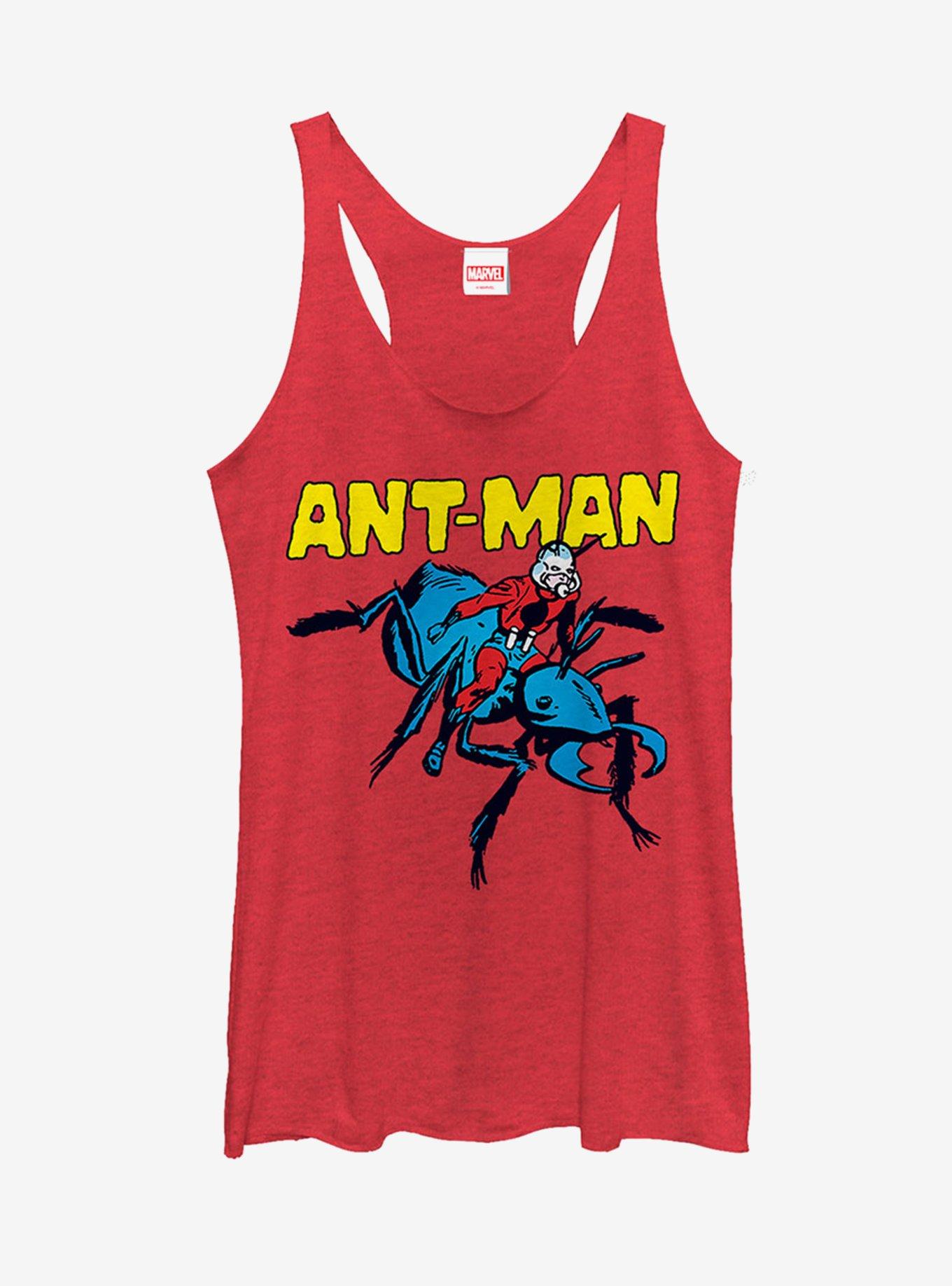 Marvel Ant-Man Vintage Ant Rider Cartoon Girls Tank - RED | BoxLunch