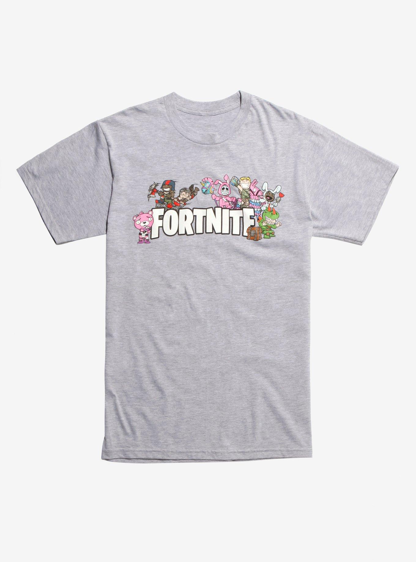 Fortnite Chibi Characters T-Shirt | Hot Topic