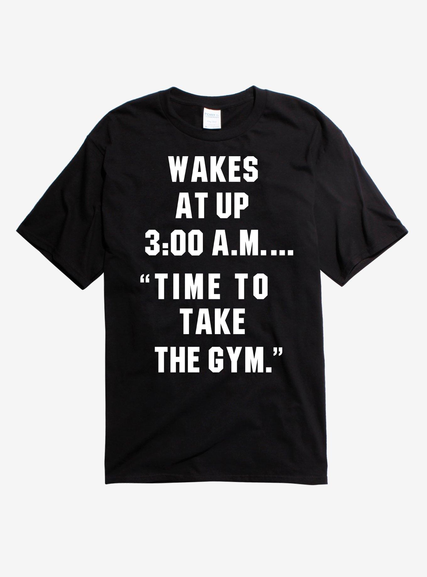 Wakes Up At 3AM T-Shirt - BLACK | Hot Topic
