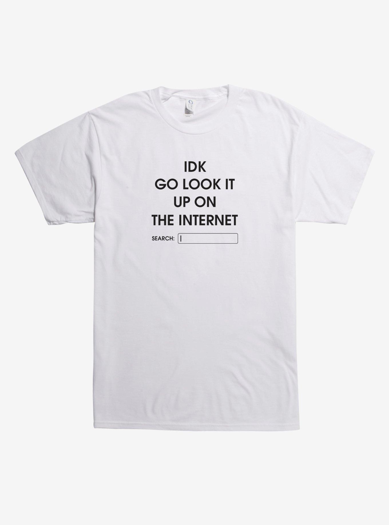 Internet Search T-Shirt - WHITE | Hot Topic