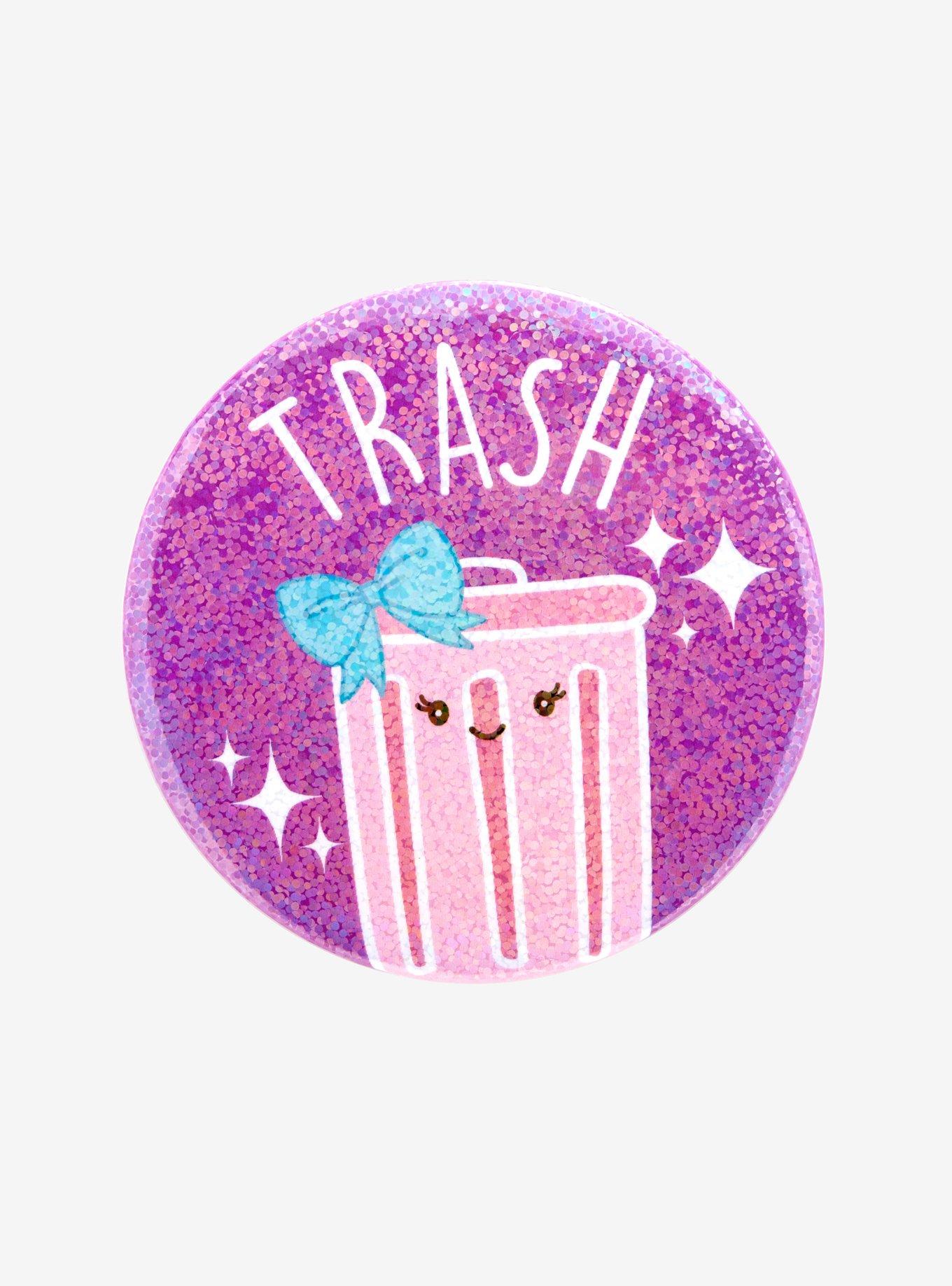 Kawaii Trash Button | Hot Topic