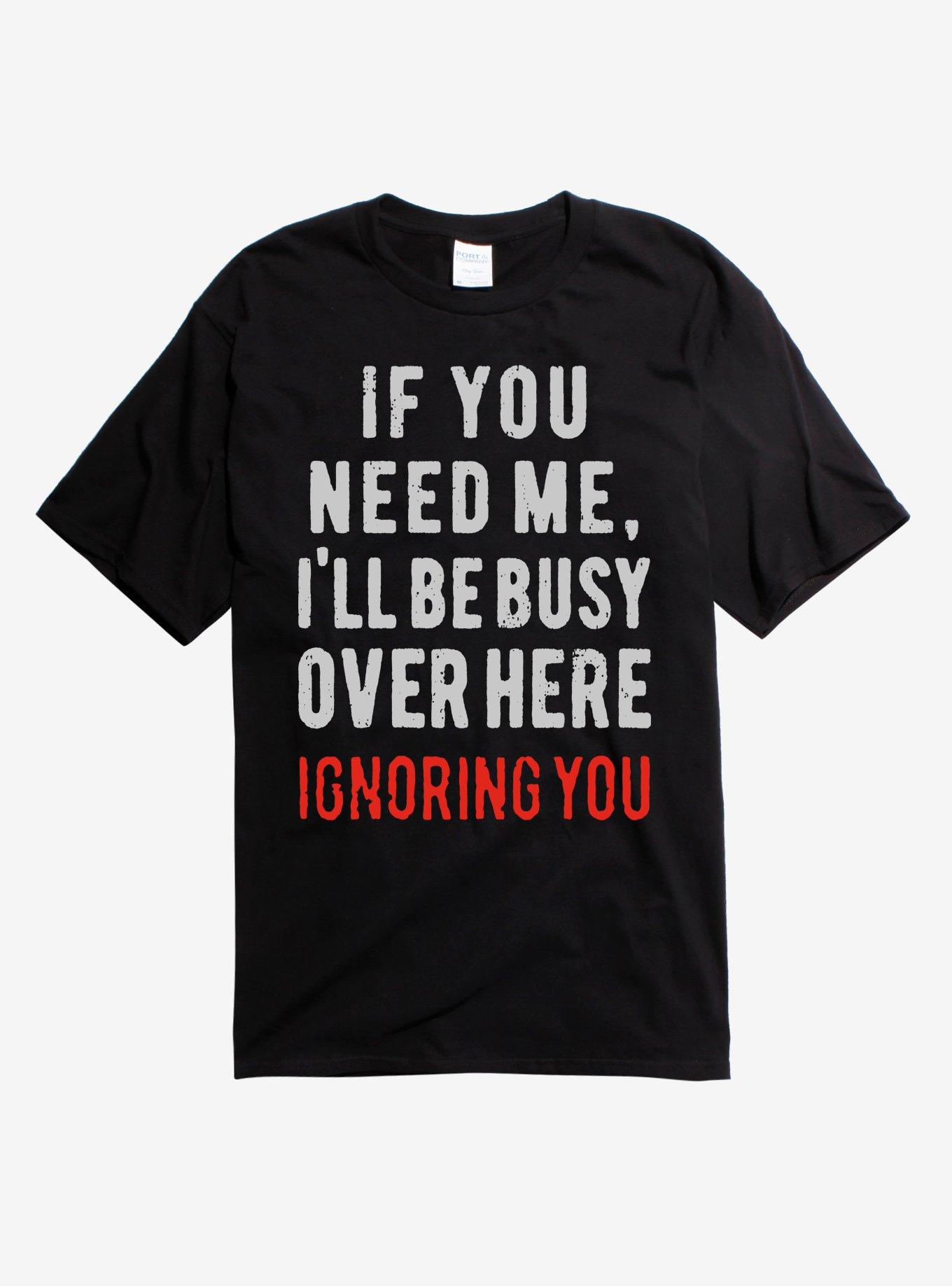 Ignoring You T-Shirt - BLACK | Hot Topic