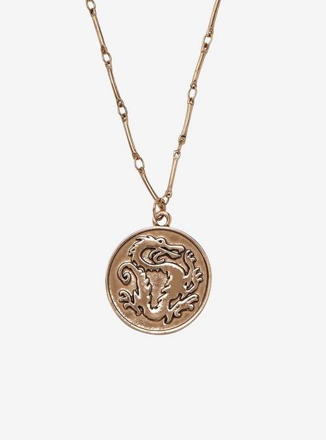 Disney Mulan Dragon Medallion Necklace | Hot Topic