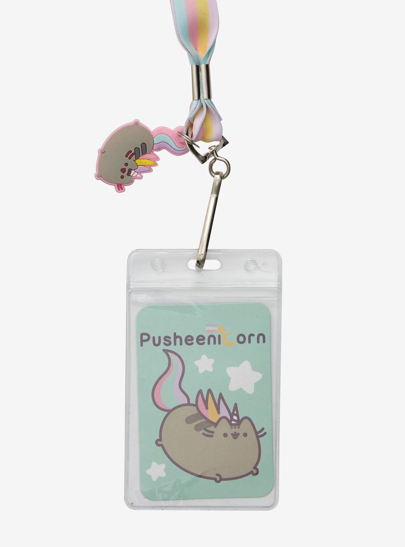 Pusheen Pusheenicorn Striped Lanyard | Hot Topic