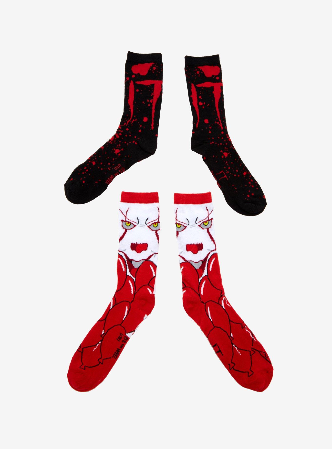 IT Pennywise Crew Socks 2 Pairs | Hot Topic