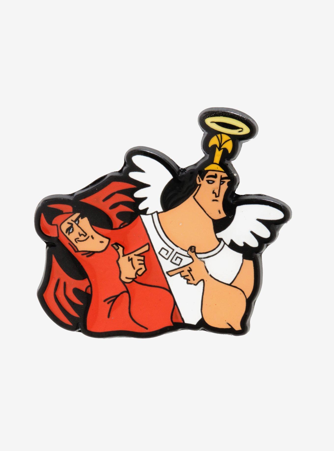 Loungefly Disney The Emperor's New Groove Angel & Devil Kronk Enamel ...