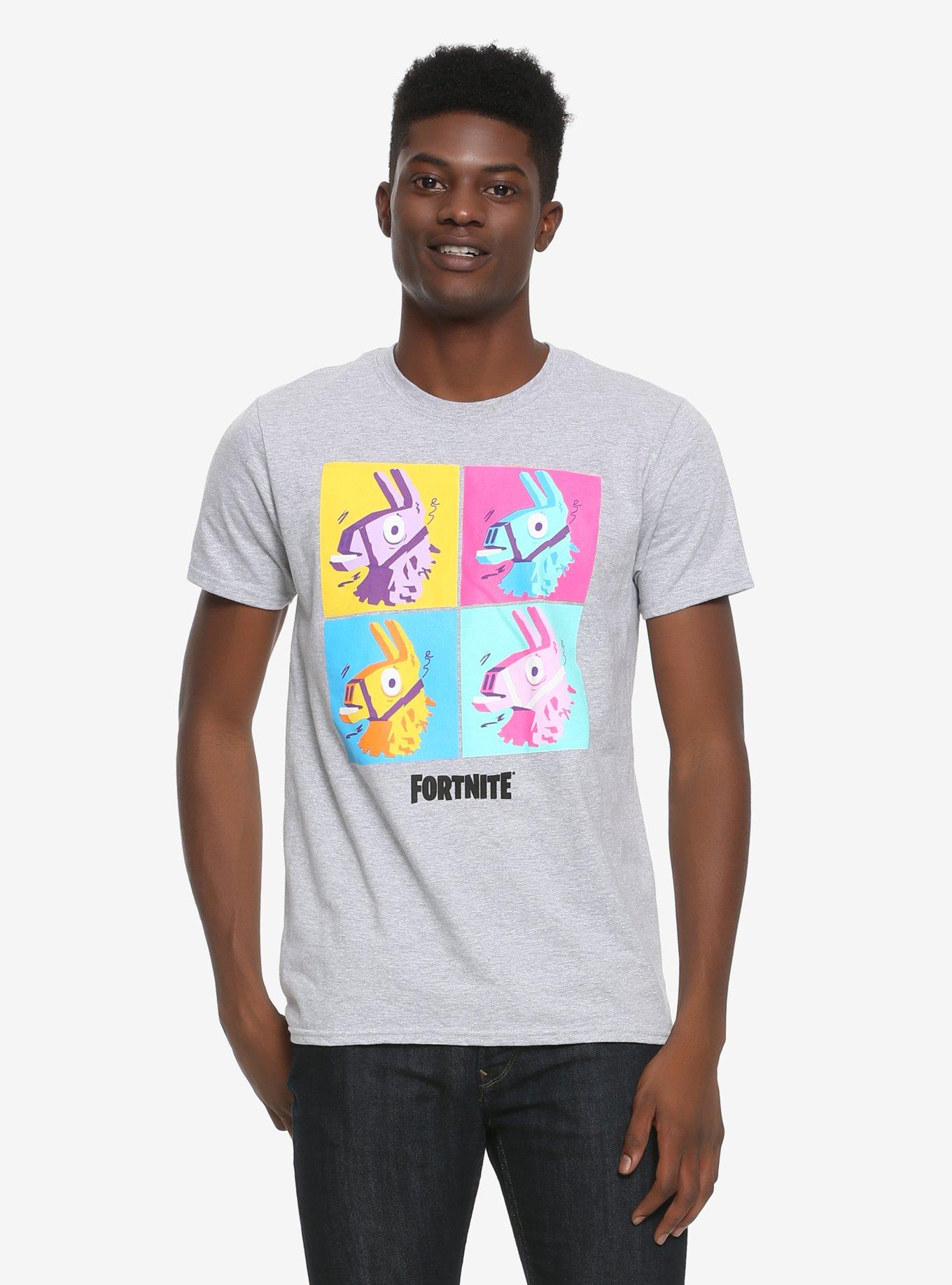 Fortnite Loot Llama 4 Square T-Shirt | BoxLunch