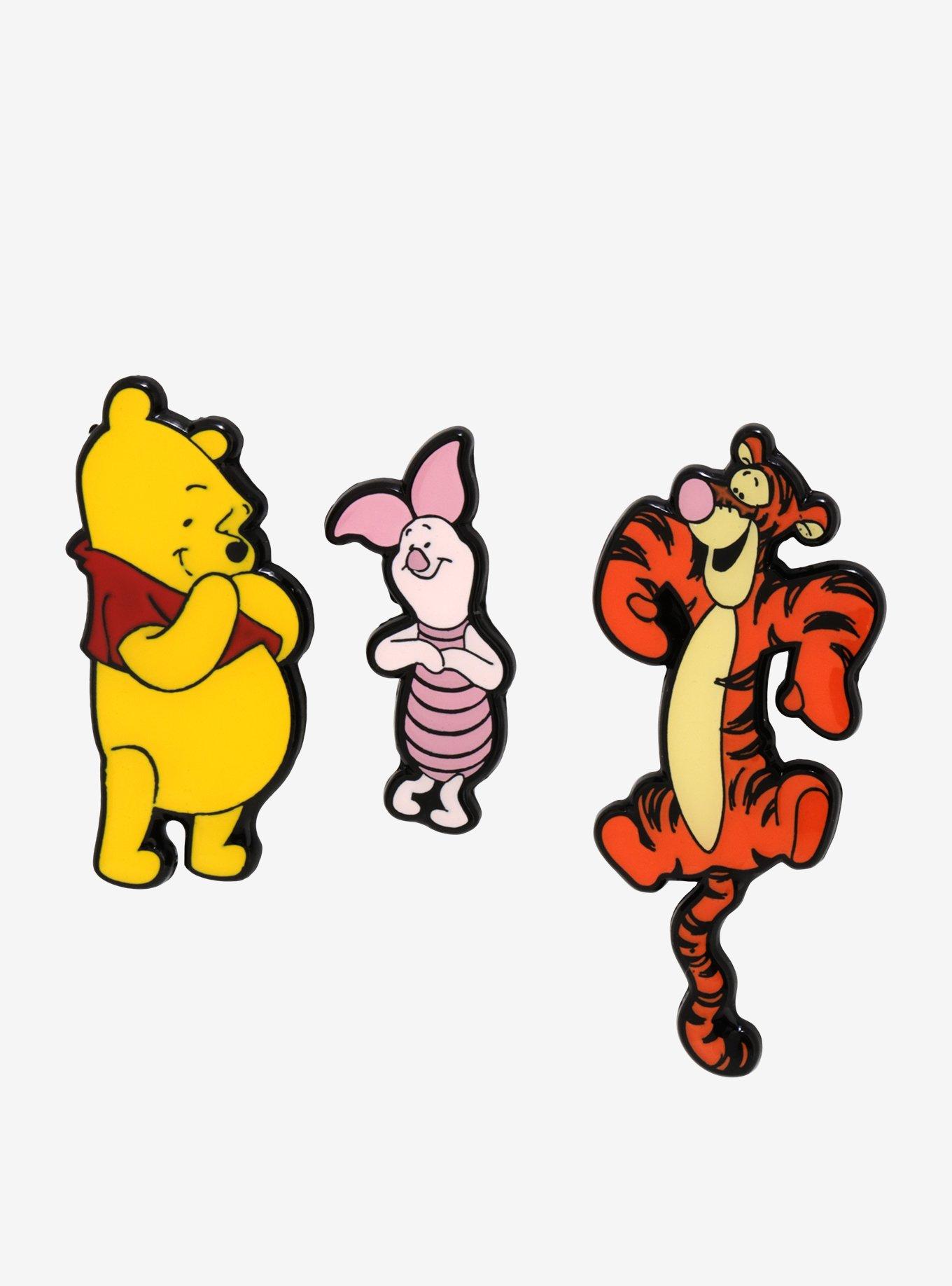 Loungefly Disney Winnie the Pooh Piglet Tigger Enamel Pin Set ...