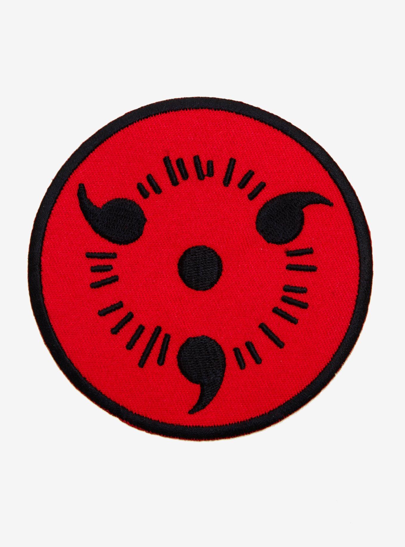 Naruto Shippuden Sharigan Eye Iron-On Patch | Hot Topic