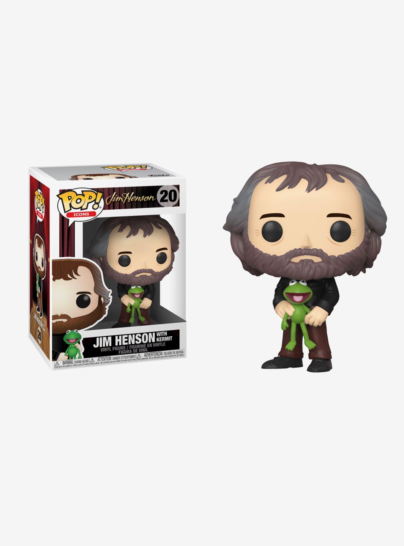Funko Jim Henson Pop! Icons Jim Henson With Kermit Vinyl Figure | Hot Topic