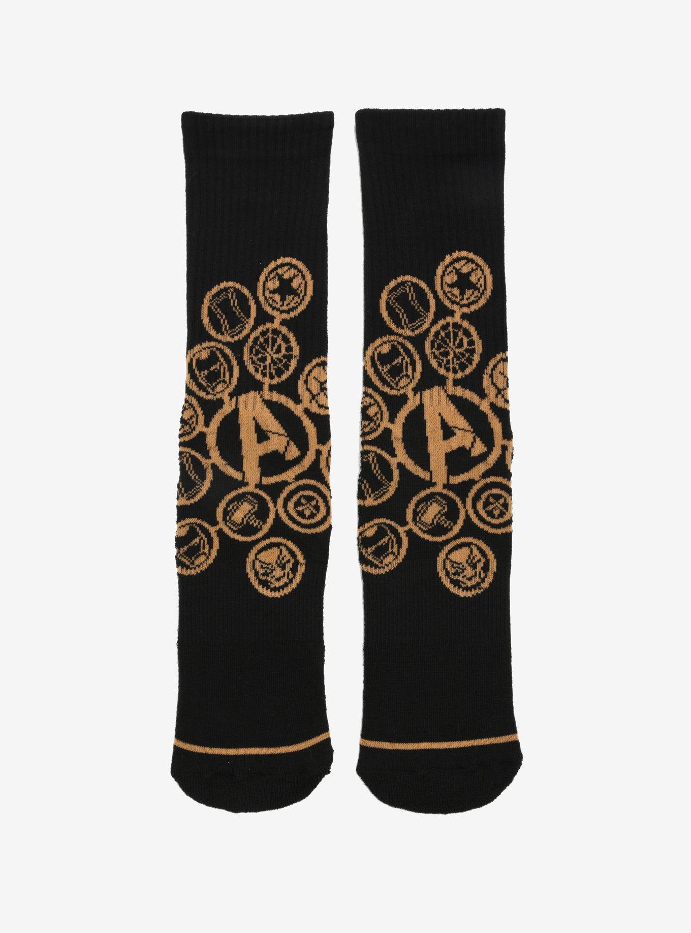 Marvel Avengers: Infinity War Symbol Crew Socks | Hot Topic