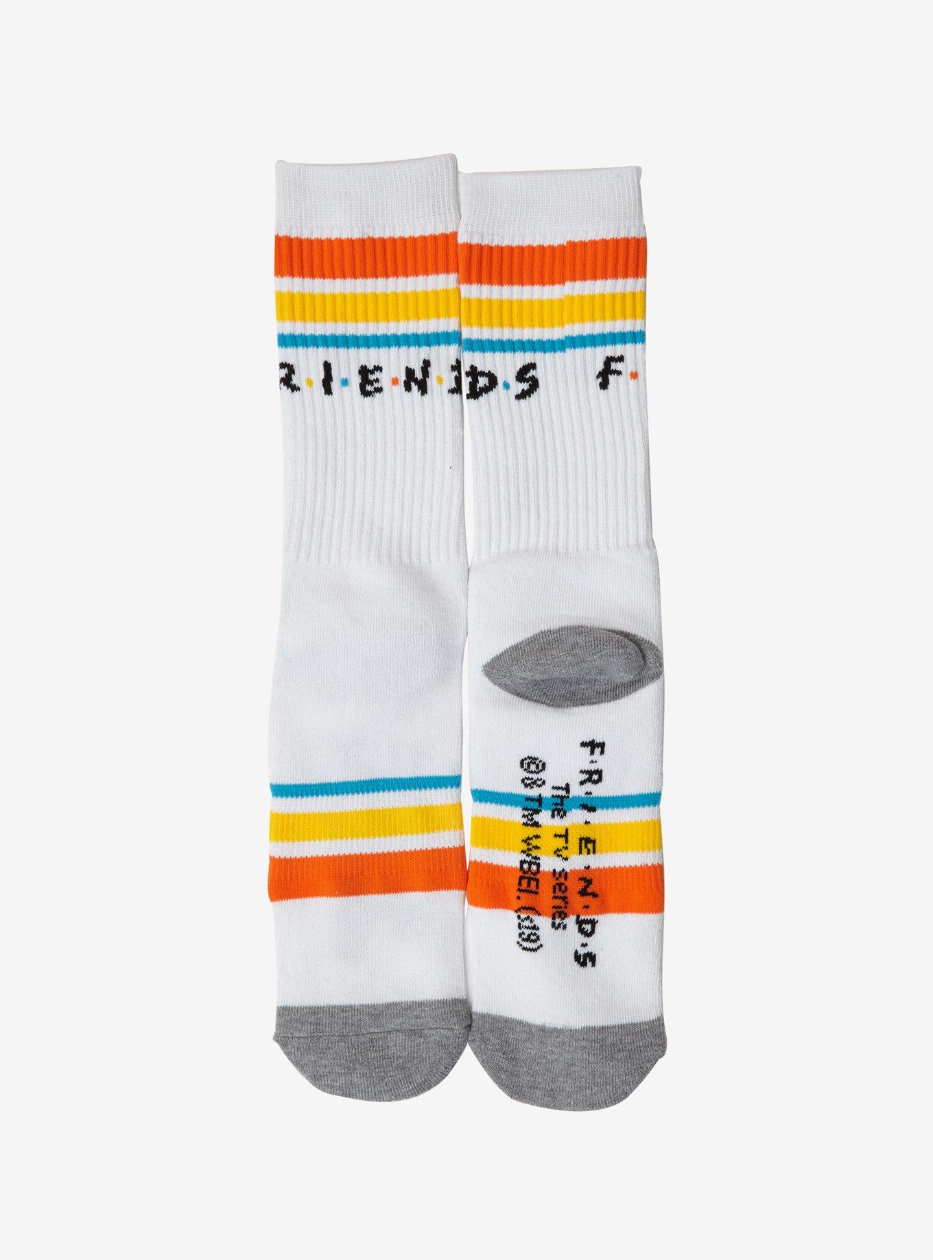 Friends Stripe Crew Socks | Hot Topic
