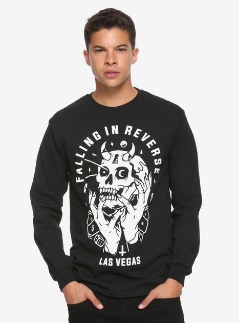 Falling In Reverse Las Vegas Skull Long Sleeve T-shirt | Hot Topic