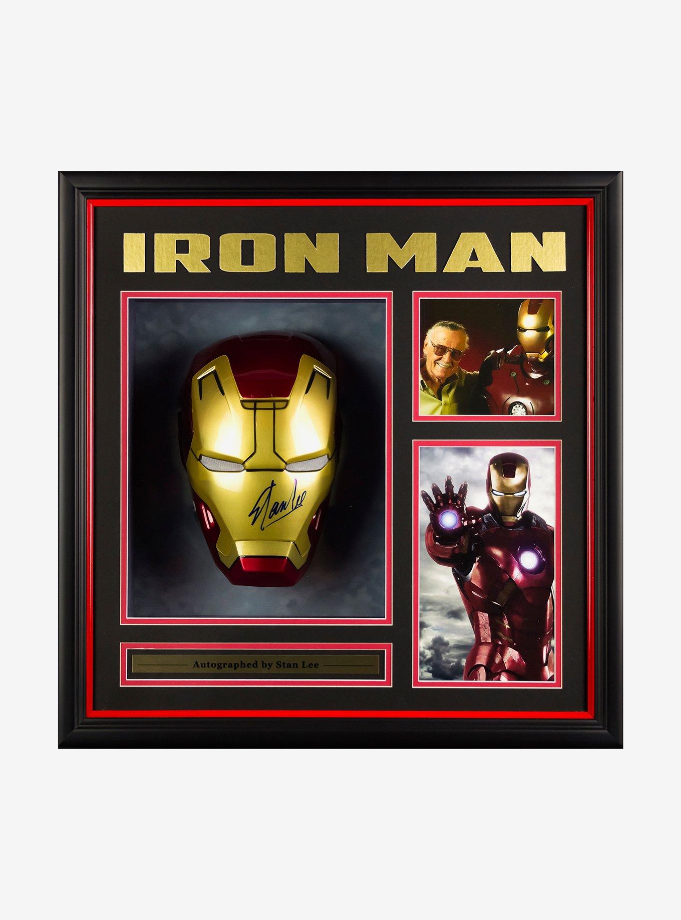 Marvel Iron Man Signed Helmet Shadow Box | BoxLunch