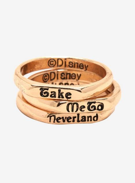 Disney Peter Pan Never Land Stackable Ring Set | Hot Topic