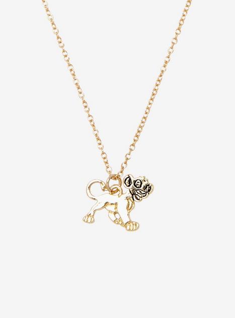 Disney The Lion King Simba Dainty Charm Necklace | Hot Topic