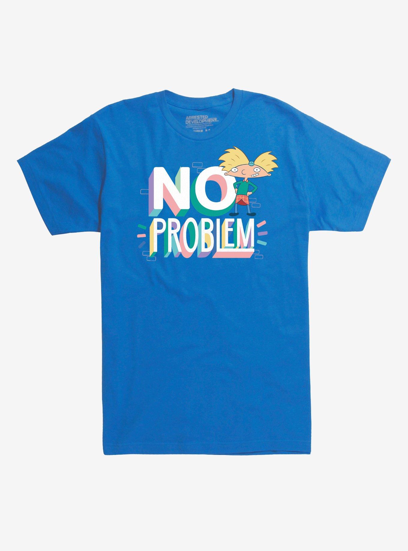 Hey Arnold! No Problem T-Shirt - BLUE | Hot Topic
