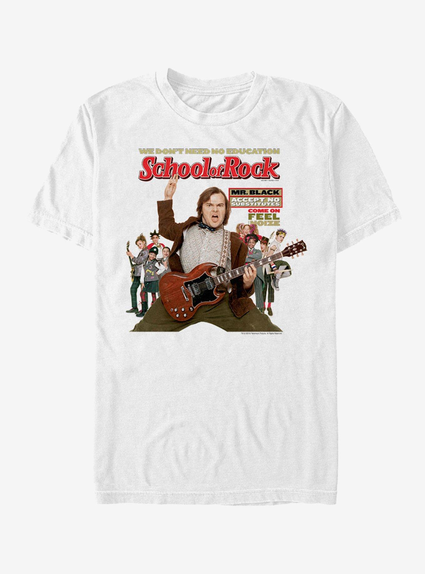 School of Rock Poster T-Shirt - WHITE | Hot Topic