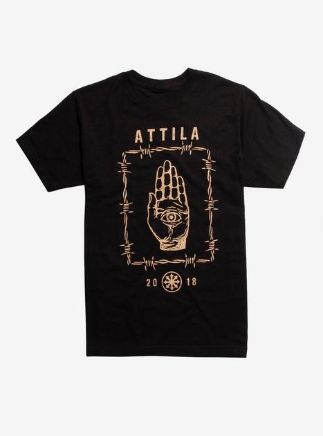 Attila Barbed Wire Hand Eye T-shirt | Hot Topic
