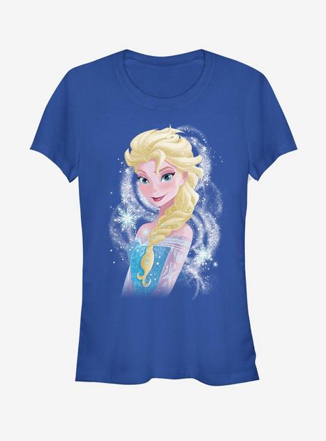 Disney Frozen Elsa Swirl Girls T-Shirt - GREY | Hot Topic