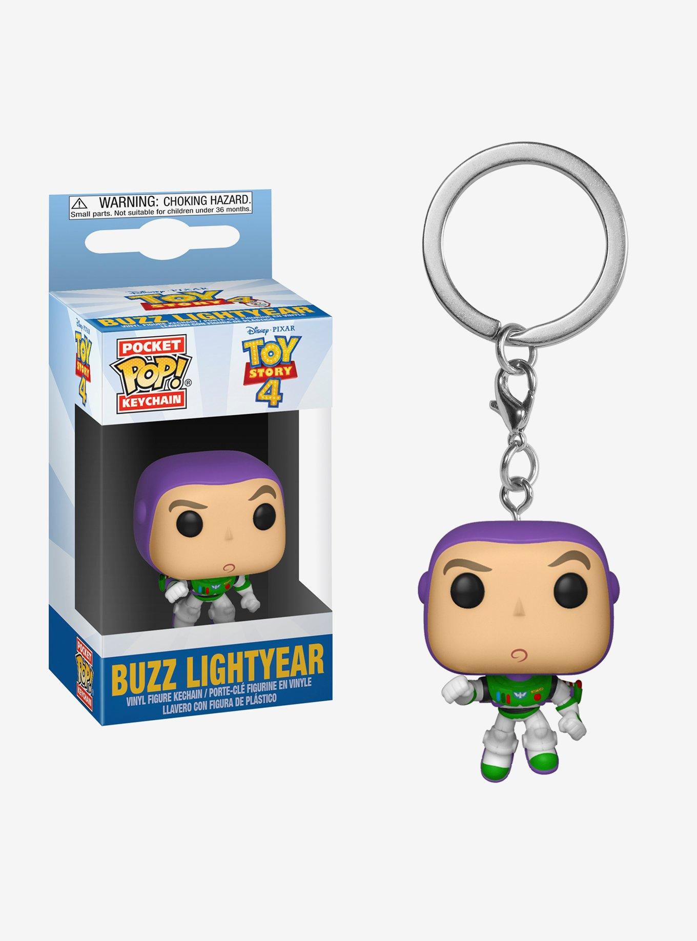 Funko Disney Pixar Toy Story 4 Pocket Pop! Buzz Lightyear Vinyl Key ...