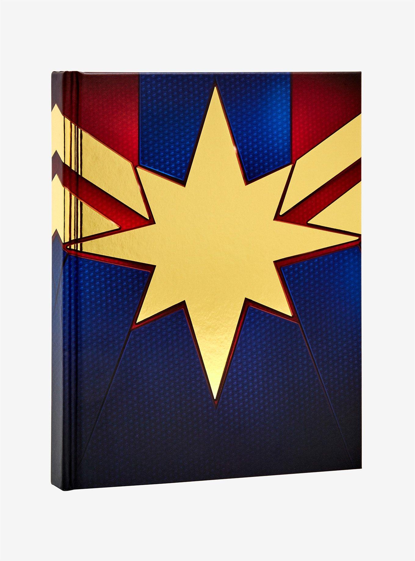 Marvel Captain Marvel Star Hardcover Ruled Journal | Hot Topic