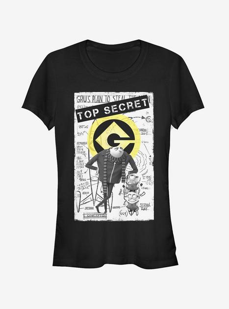 Top Secret Girls T-Shirt - BLACK | Hot Topic