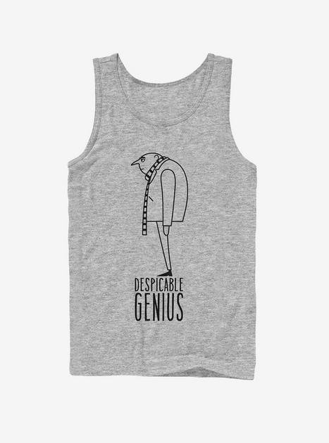 Evil Genius Gru Profile Tank - BLACK | Hot Topic