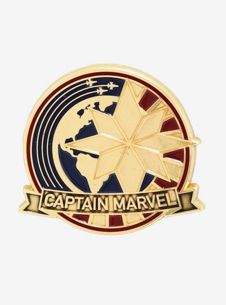 Marvel Captain Marvel Earth Protector Enamel Pin | BoxLunch