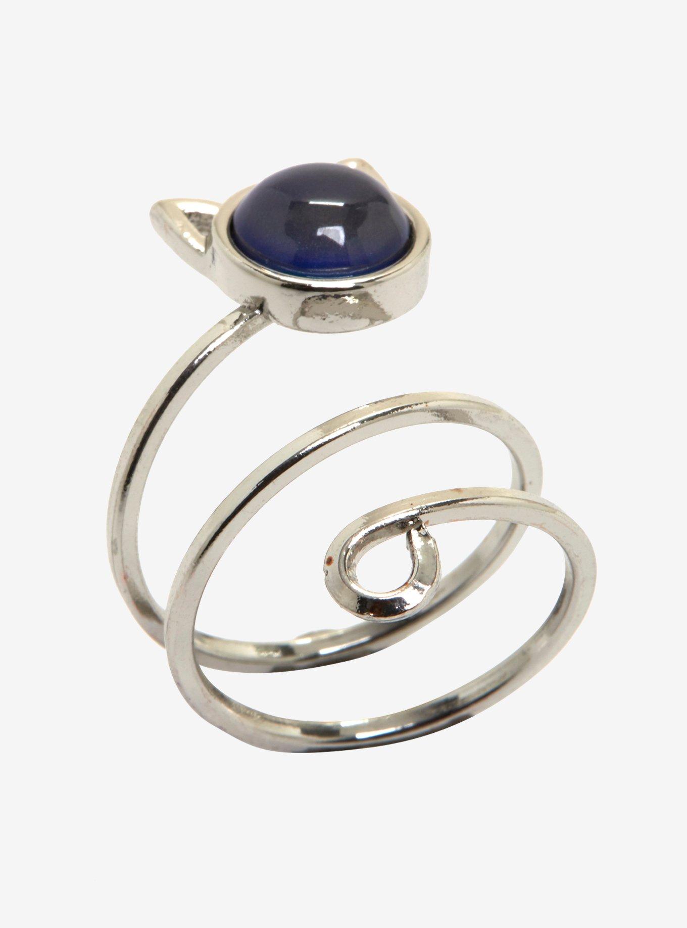 Cat Mood Stone Wrap Ring | Hot Topic