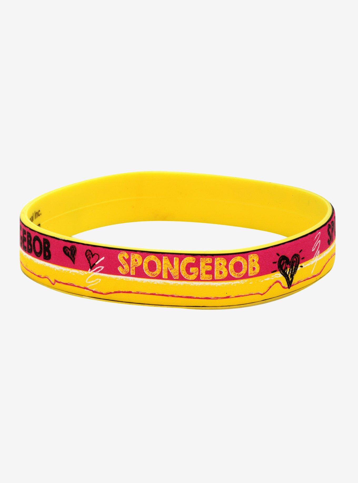 Spongebob Squarepants Rubber Bracelet Hot Topic