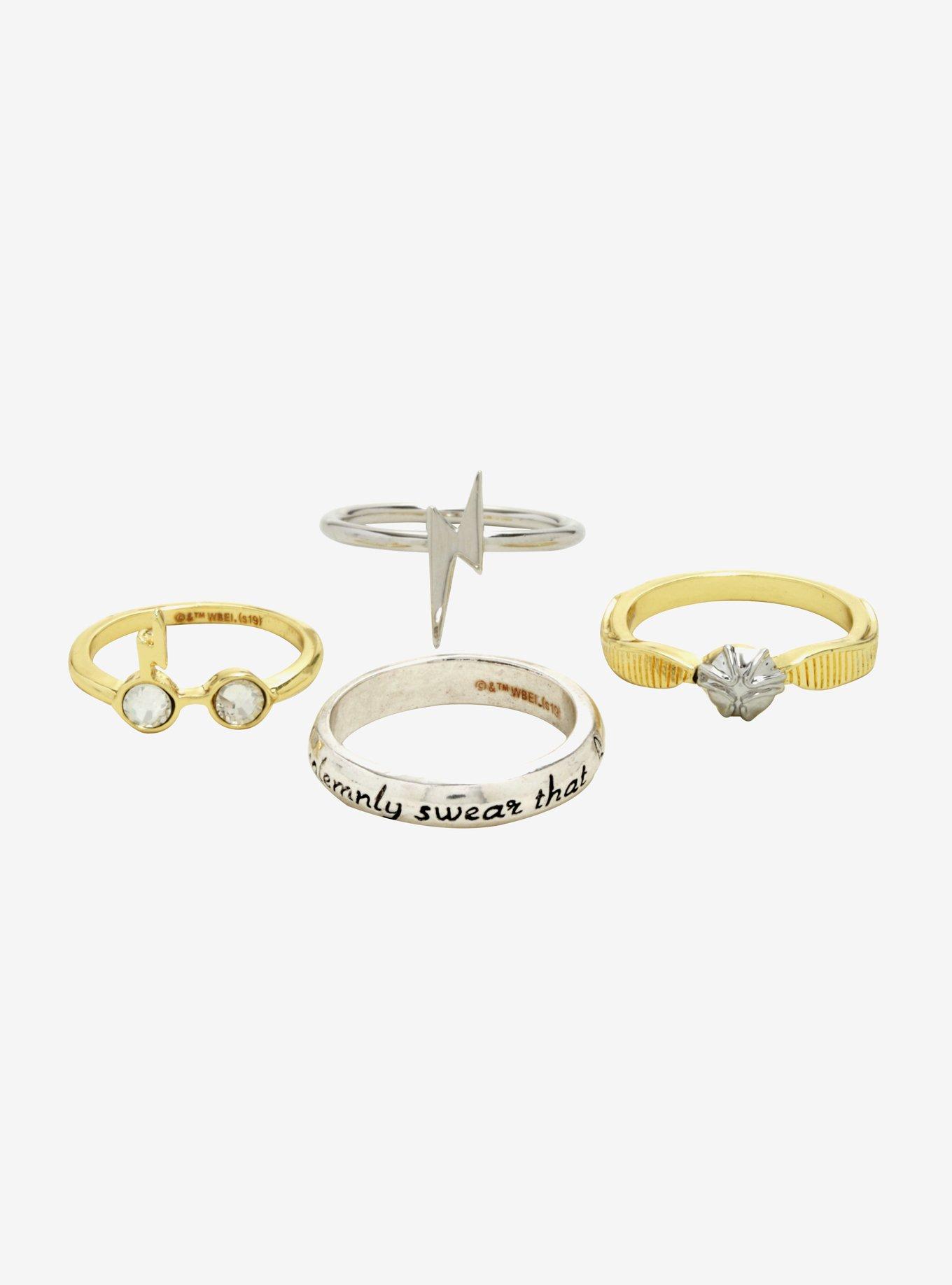 Harry Potter Stackable Ring Set | Hot Topic