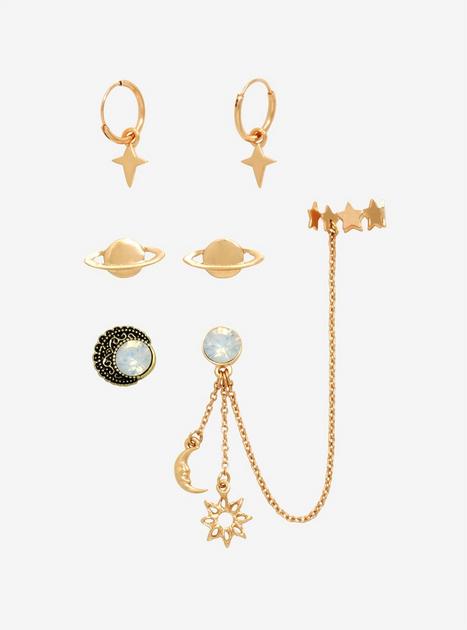 Shine Bright Cuff Earring Set | Hot Topic