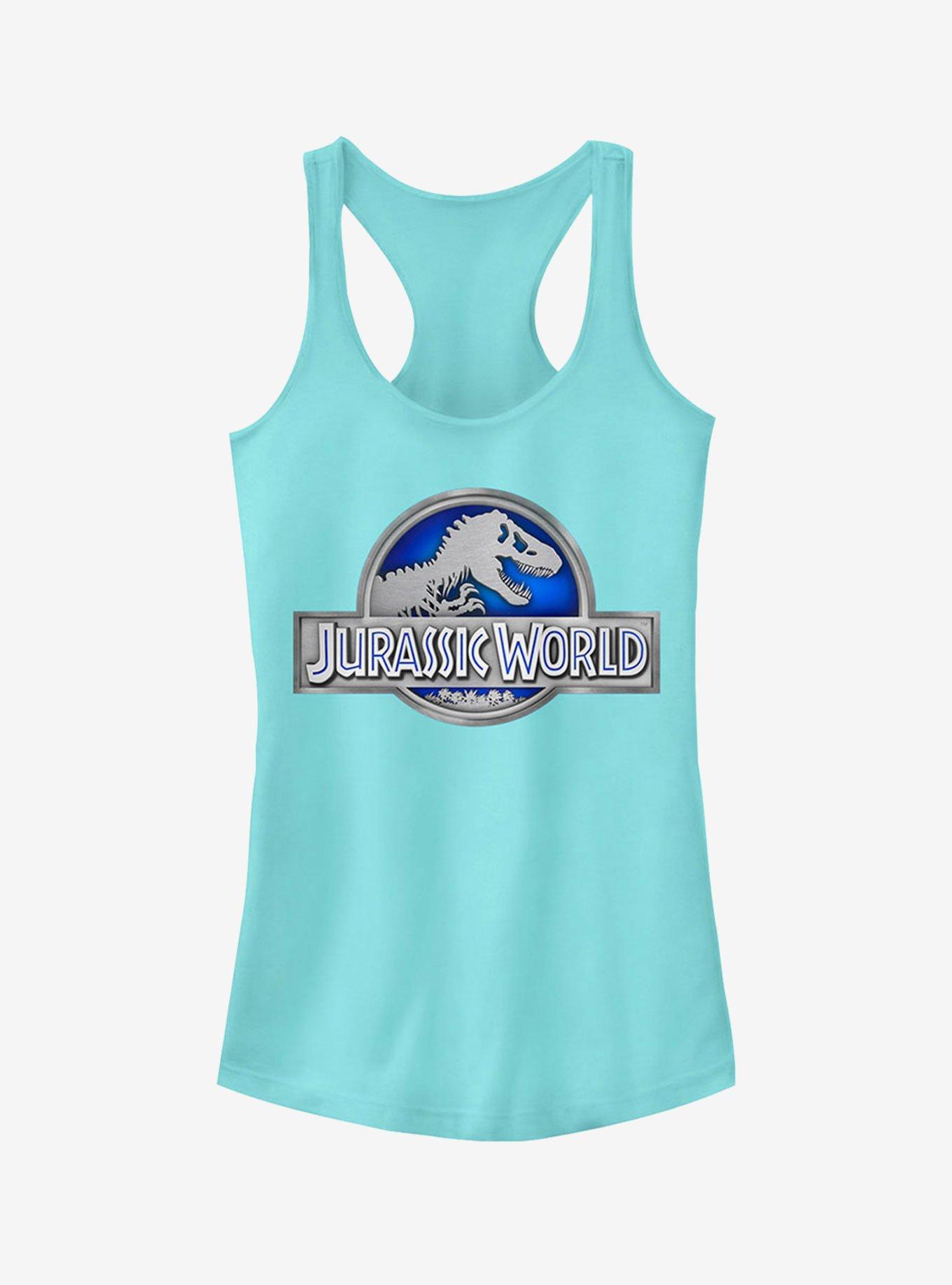 T Rex Logo Girls Tank Grey Hot Topic