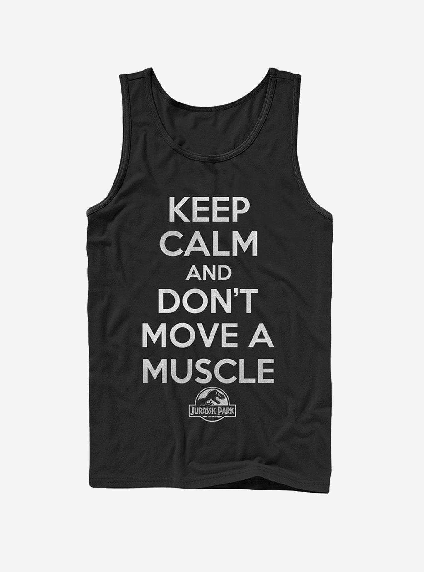 Keep Calm and Don't Move a Muscle Tank - BLACK | Hot Topic