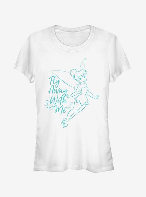 Disney Tinker Bell Fly Away Girls T-Shirt - BLACK | Hot Topic