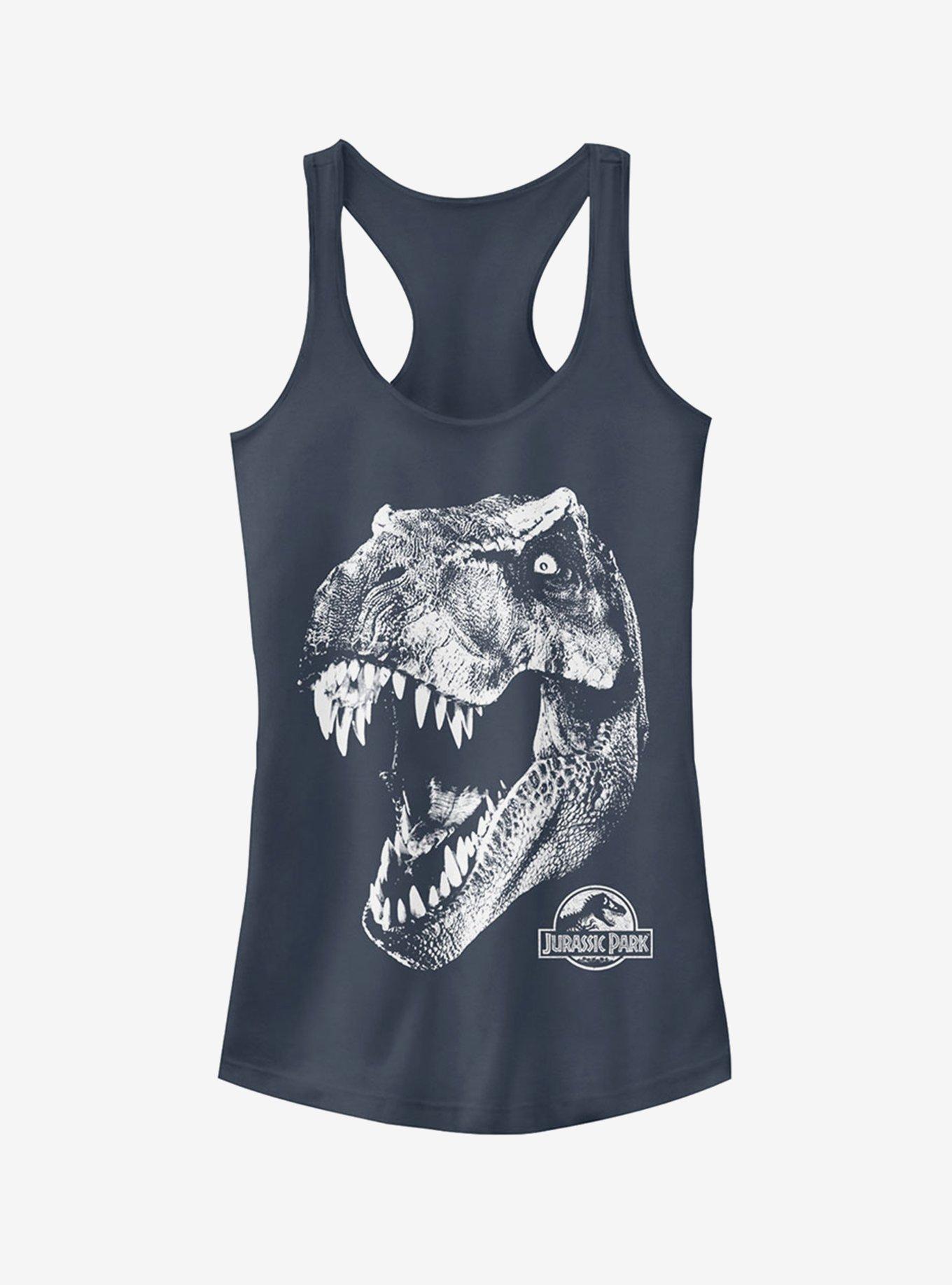 Tyrannosaurus Rex Girls Tank Blue Hot Topic