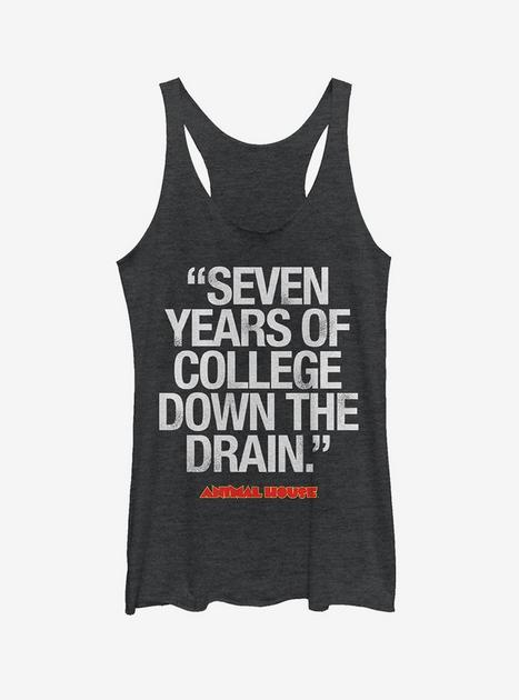 Bluto 7 Years of College Girls Tank - BLACK | Hot Topic