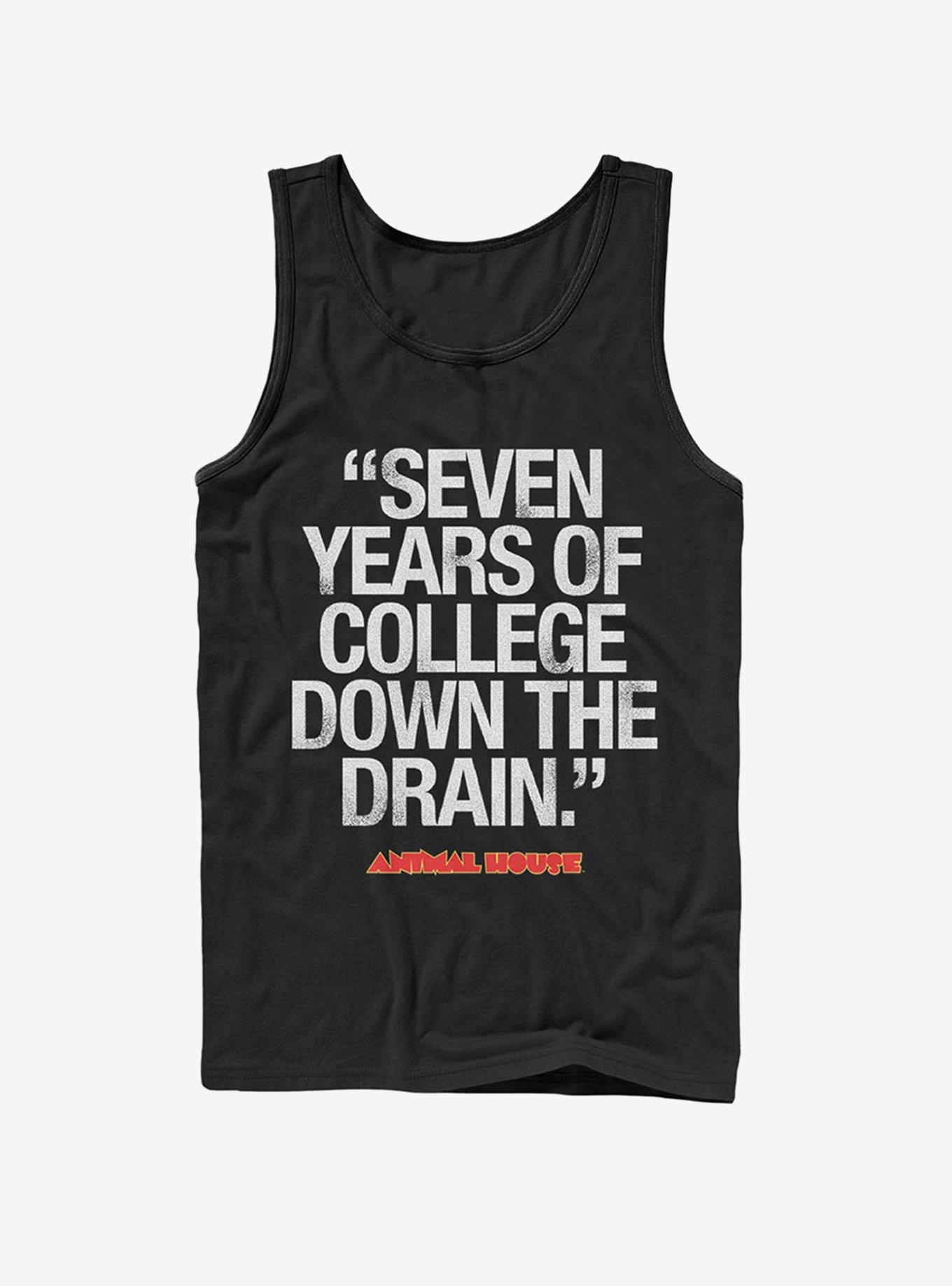 Bluto 7 Years of College Tank - BLACK | Hot Topic
