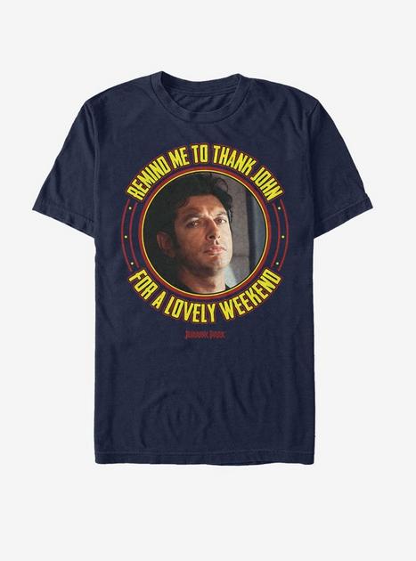 Jurassic Park Thanks Jon T-Shirt - BLUE | Hot Topic