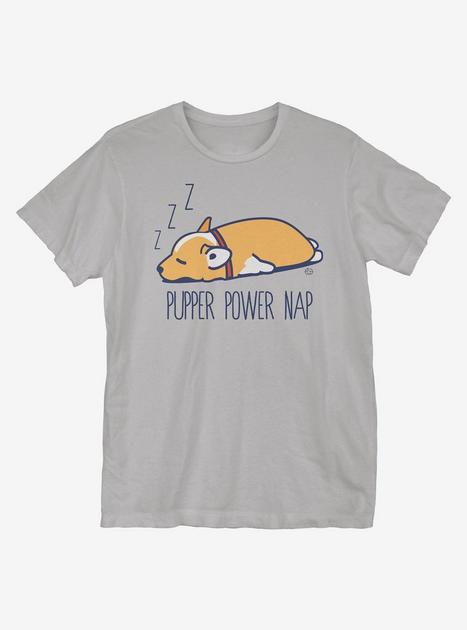 Pupper Power Nap T-Shirt - GREY | Hot Topic