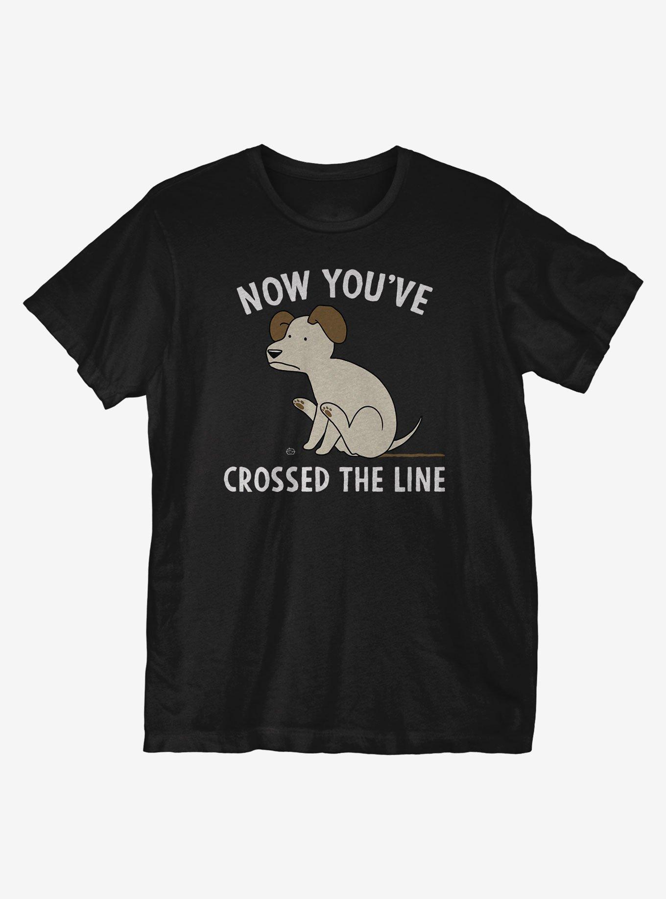 Crossed The Line T-Shirt - BLACK | Hot Topic