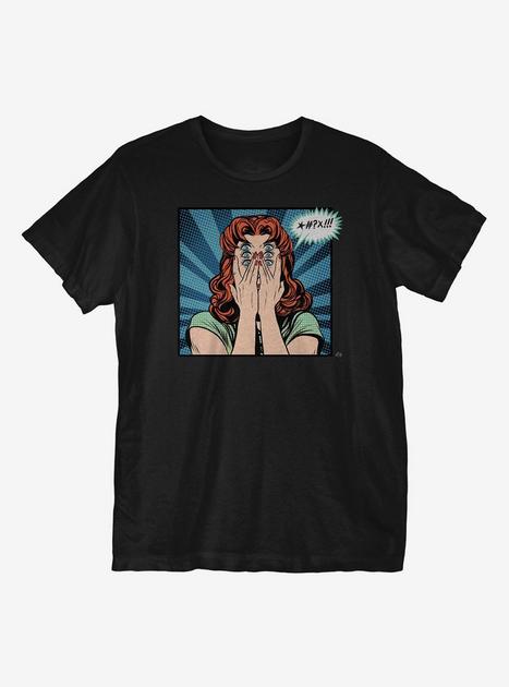 Girl Pop Art T-Shirt - BLACK | Hot Topic