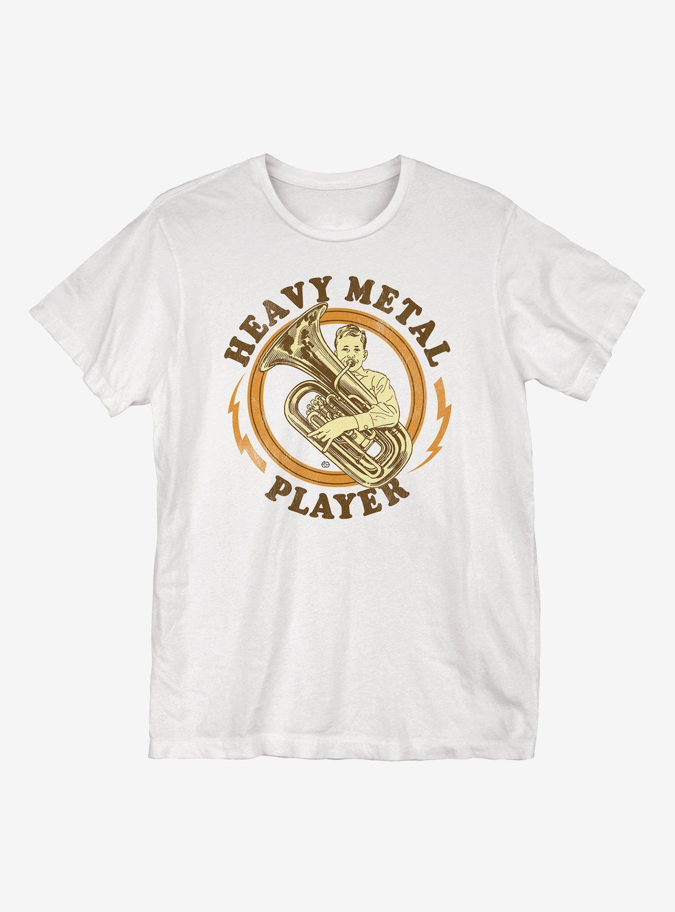 Heavy Metal Player T-Shirt - WHITE | Hot Topic