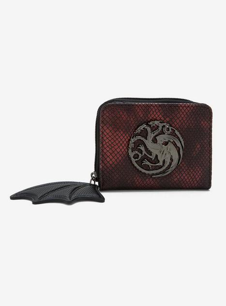 Game Of Thrones Targaryen Dragon Zipper Wallet | Hot Topic