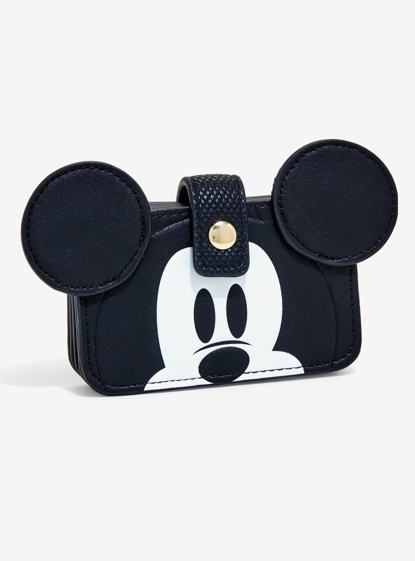 Disney Mickey Mouse Face Accordion Wallet | Hot Topic
