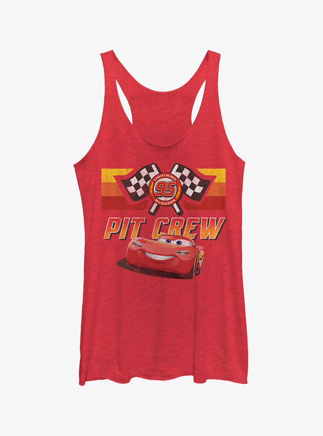 Disney Pixar Cars Pit Crew Team Girls Tank Top - RED | Hot Topic