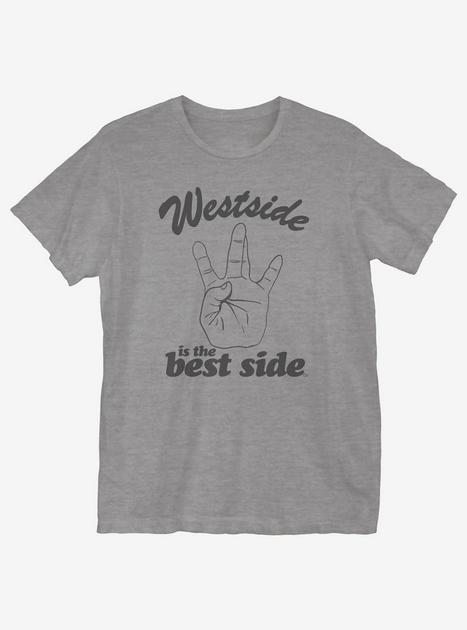 Westside Is The Best Side T-Shirt - GREY | Hot Topic